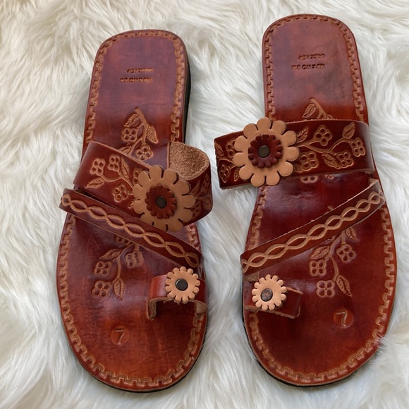 Hand Crafted | Shoes | Nwt Artisan Craft Sandals From Mexico Size 7 ...